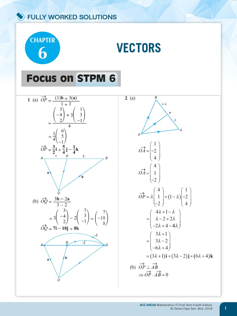 06AAMathT FWS Chapter 06 | PDF | Euclidean Geometry | Linear Algebra