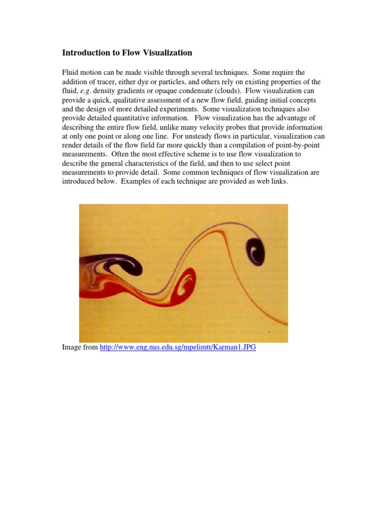 Introduction To Flow Visualization | PDF
