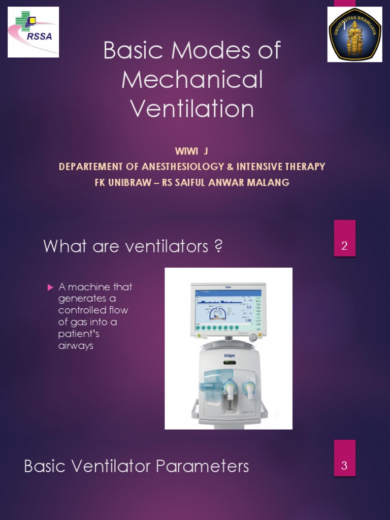 Basic Mode of Mechanical Ventilation | Download Free PDF | Breathing ...