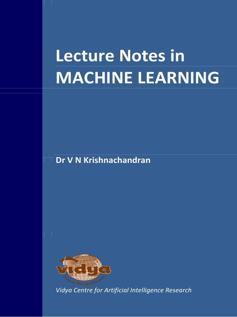 Machine Learning Notes For KTU Semester 7 | PDF | Machine Learning ...