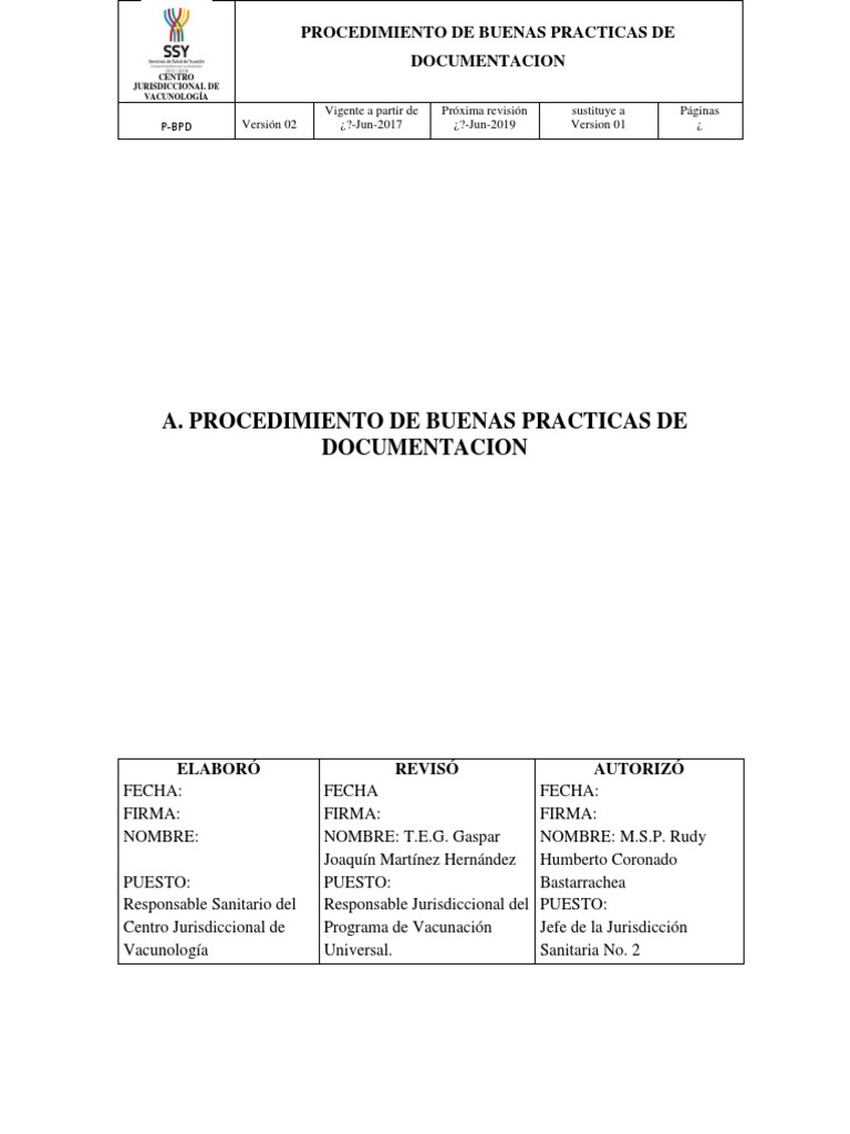 Pno Buenas Practicas de Documentacion | PDF | Documento | Bibliografía