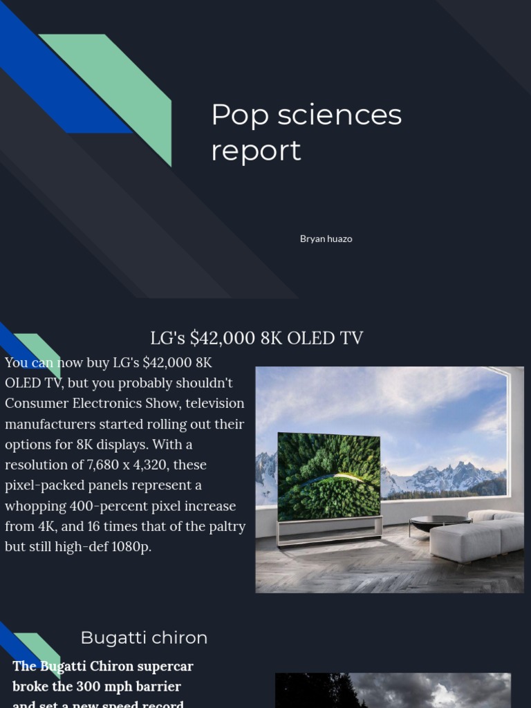 Pop Sciences Report | PDF | Computer Monitor | Smartphone