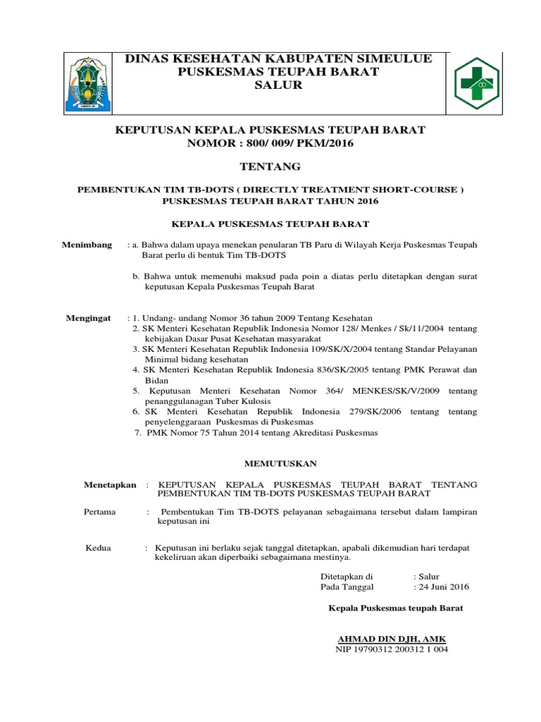 SK Tim Tb-Dots | PDF