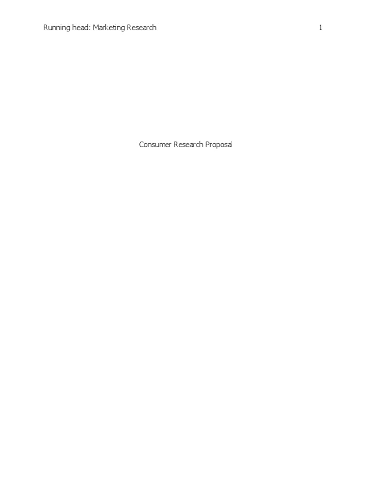 Consumer Marketing Proposal | PDF | Corporate Social Responsibility ...