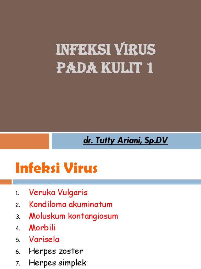 Infeksi Virus Pada Kulit | PDF