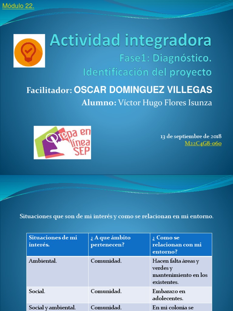 Prepa en Línea SEP Módulo 22 Fase 1 de Un Proyecto | Descargar gratis ...