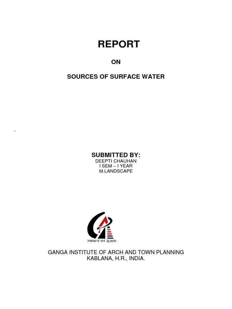 Sources of Water | PDF | Water Cycle | Wetland