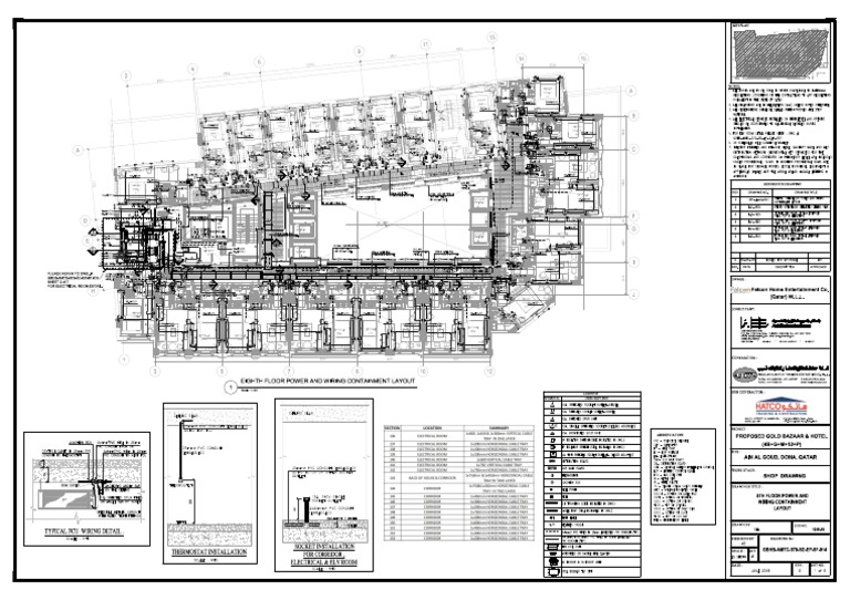 Electrical Drawing For A Building | PDF