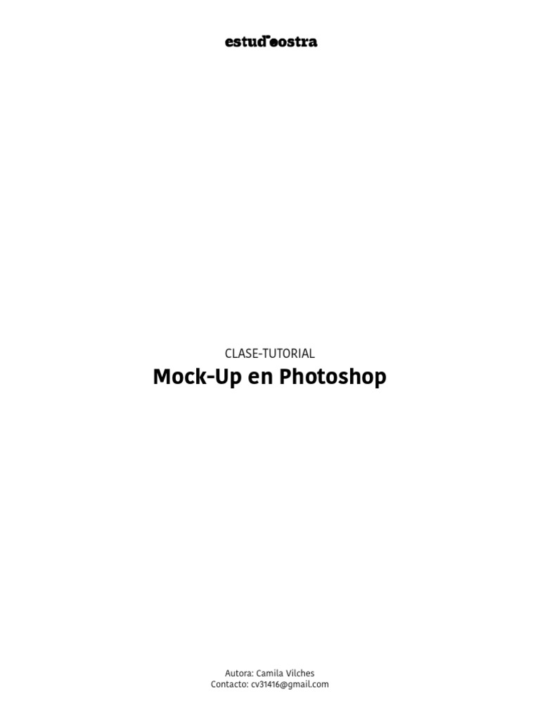 Tutorial Mock Up PDF | PDF | Adobe Photoshop | Color