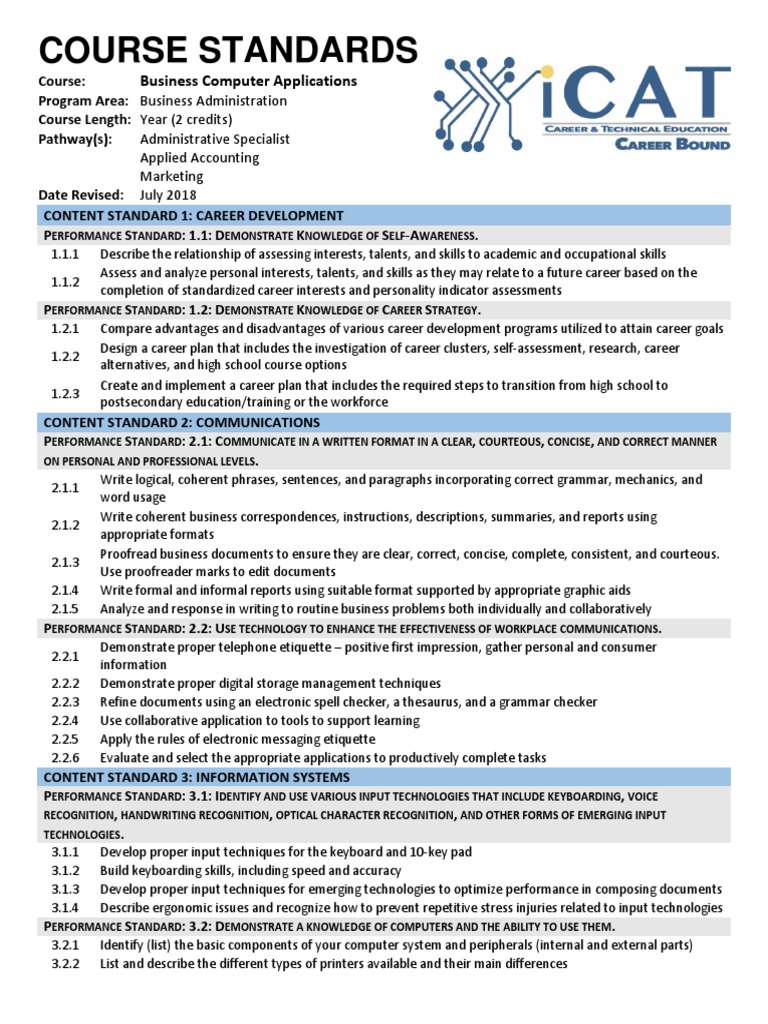 Business Computer Applications | PDF | Spreadsheet | File Format