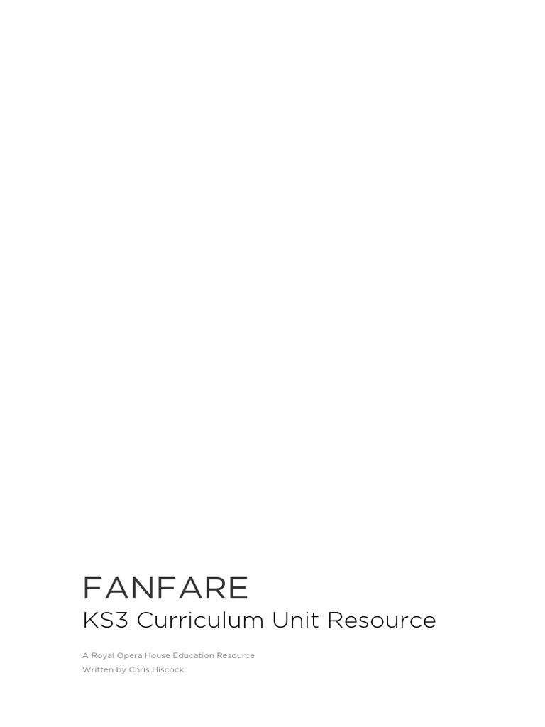 Analyzing Fanfare Rhythms in Composition | PDF | Rhythm | Attention
