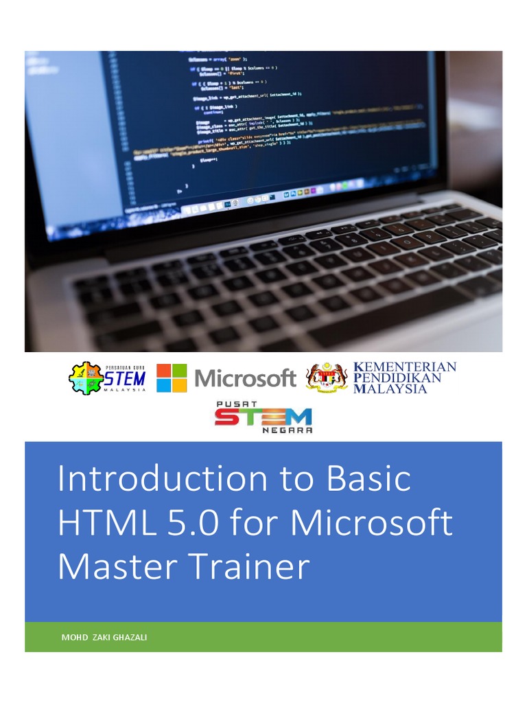 MT-Introduction To HTML 5.0 | PDF | Html Element | Html