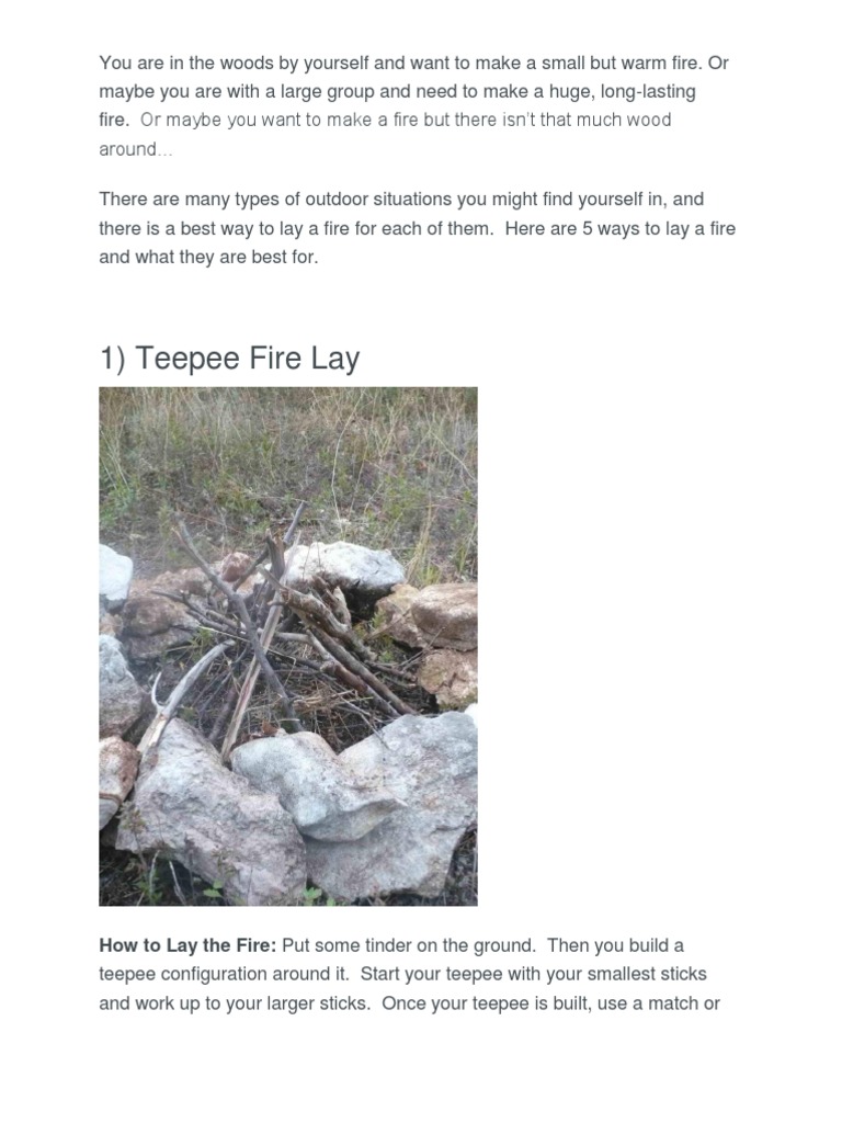 Fire Lays | PDF | Hazards | Combustion