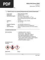 Safety Data Sheet - Benzene (BI) | PDF | Toxicity | Dangerous Goods