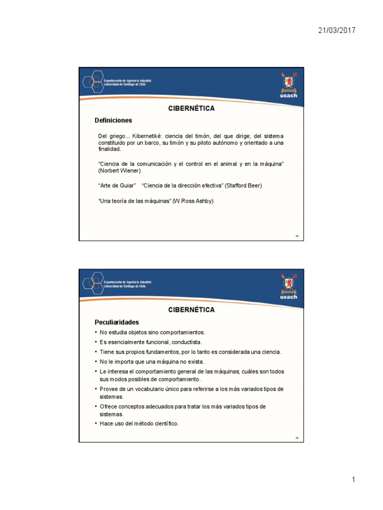 Cibern Tica - I Sem 2017 - PEP I | PDF | Cibernética | Vector Euclidiano