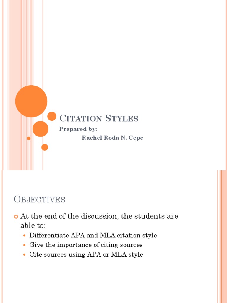 Citation Styles | PDF | American Psychological Association | Citation