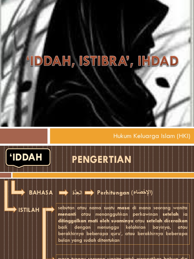 Iddah, Ihdad, Istibra' | PDF