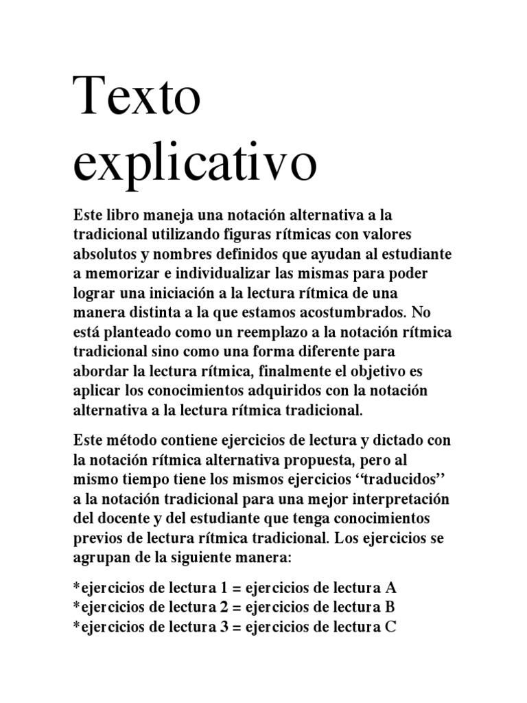 Texto Explicativo | PDF