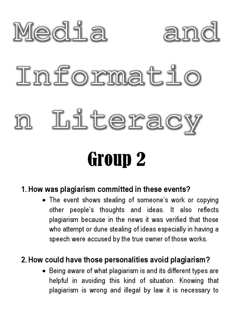 Media and Information Literacy | PDF