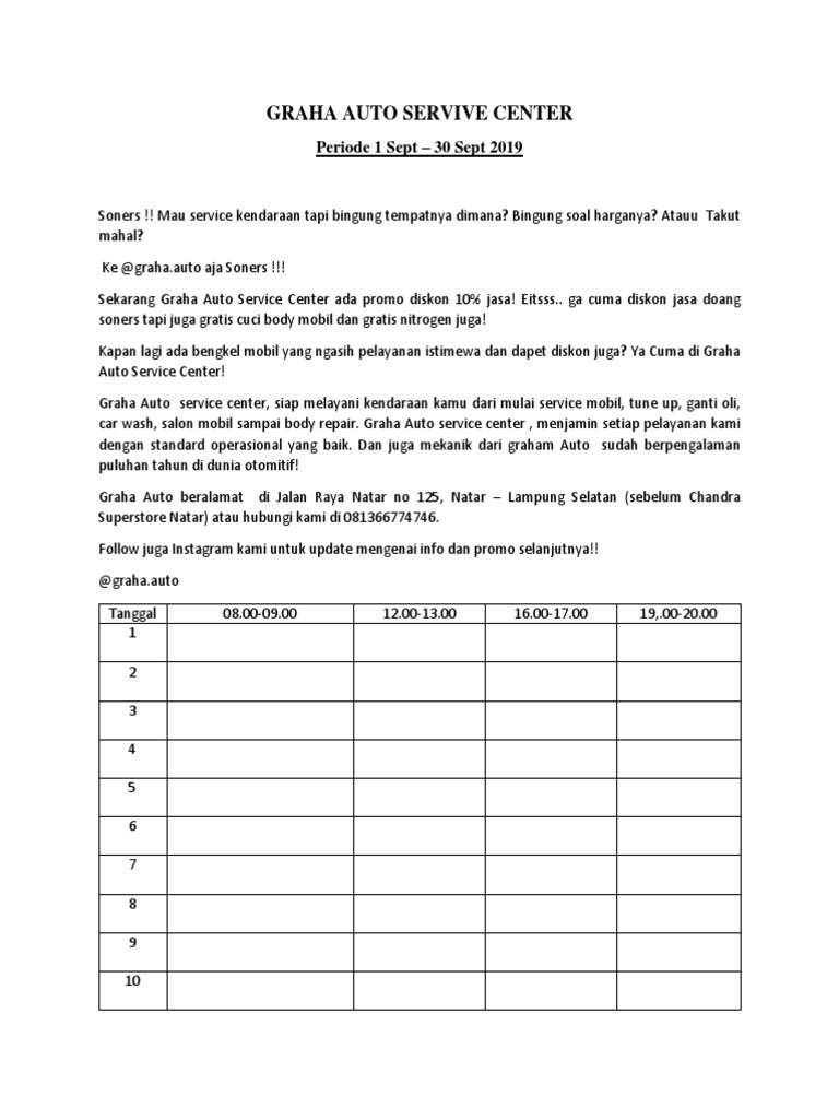 Contoh Adlibs Bengkel | PDF