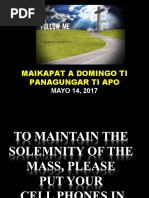 Salmo 91 Awit NG Pagtitiwala Sa Diyos | PDF