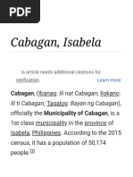 History of Cabagan, Isabela | PDF