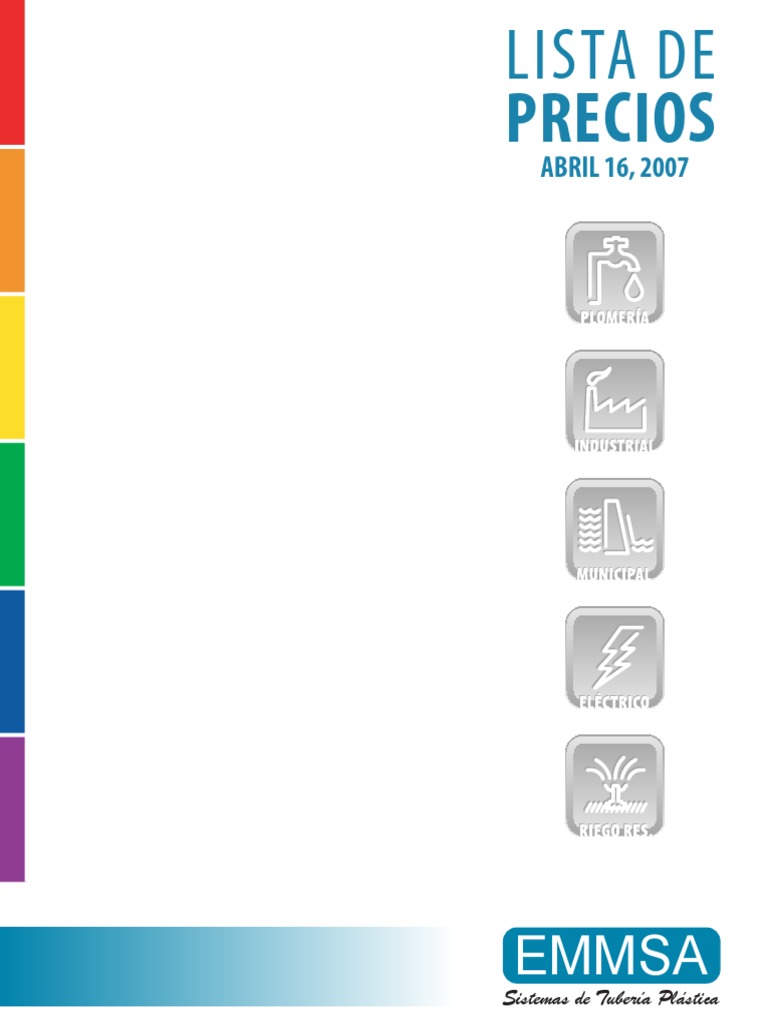 LP2007-0416 Emmsa | PDF | Tubería (transporte de fluidos) | Business
