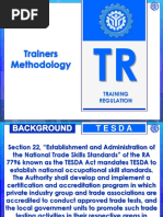 TESDA Training Regulations Guide | PDF | Curriculum | Behavior Modification
