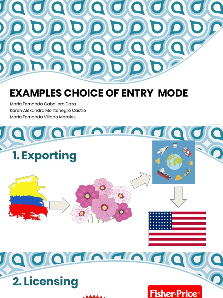 Choice of Entry Mode | PDF