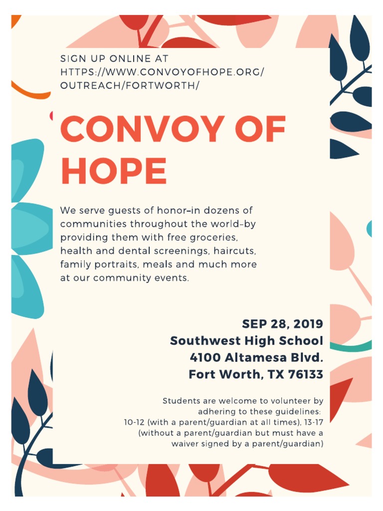 Convoy of Hope | PDF
