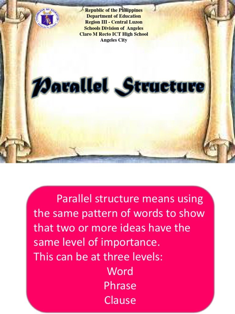 Mastering Parallel Structure in Writing | PDF | English Language ...