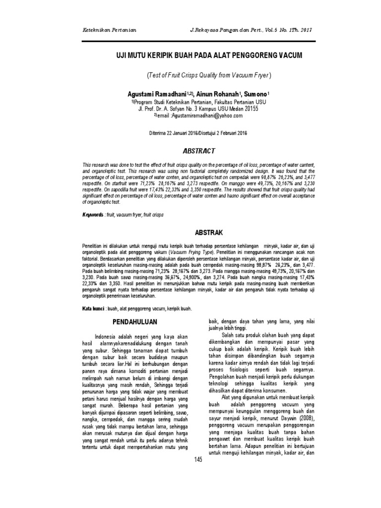 Jurnal Keripik Kentang | PDF | Kesehatan Holistik | Teknologi & Rekayasa