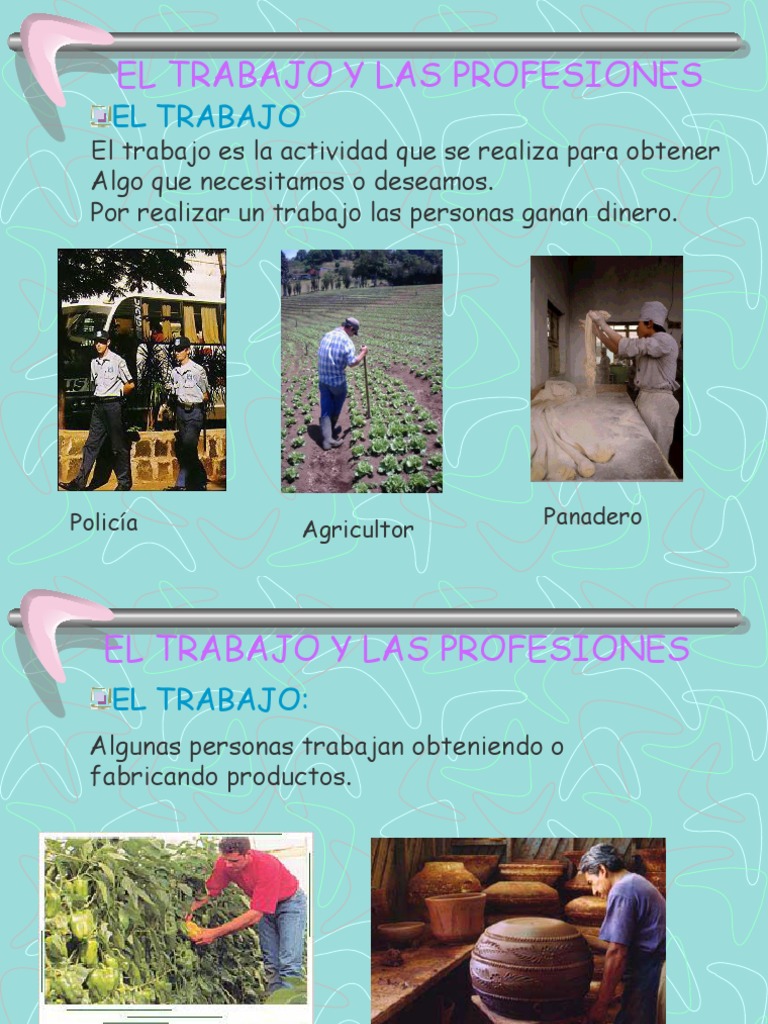 Presentacion de Las Profesiones | Descargar gratis PDF | Panes | Comida ...