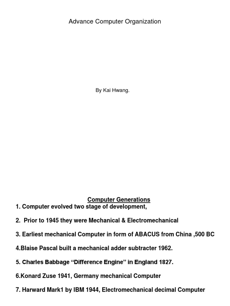 Advanced Computer Architecture Slides Pdf Central Processing Unit Parallel Computing