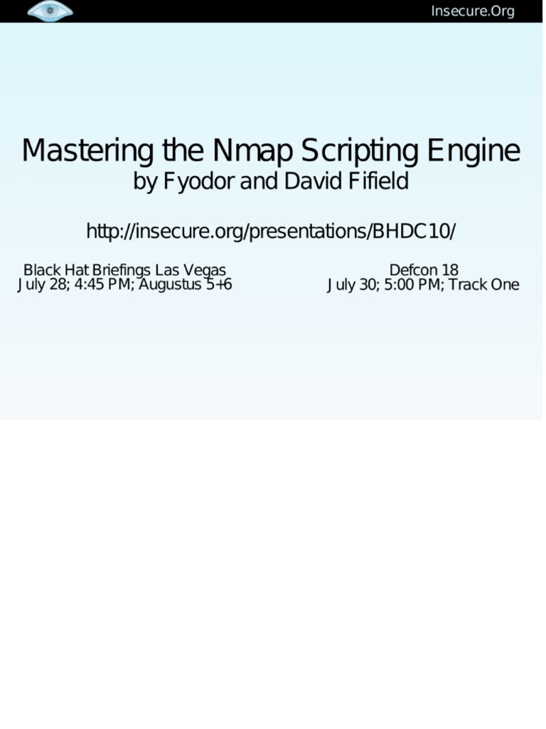 NMAP | PDF