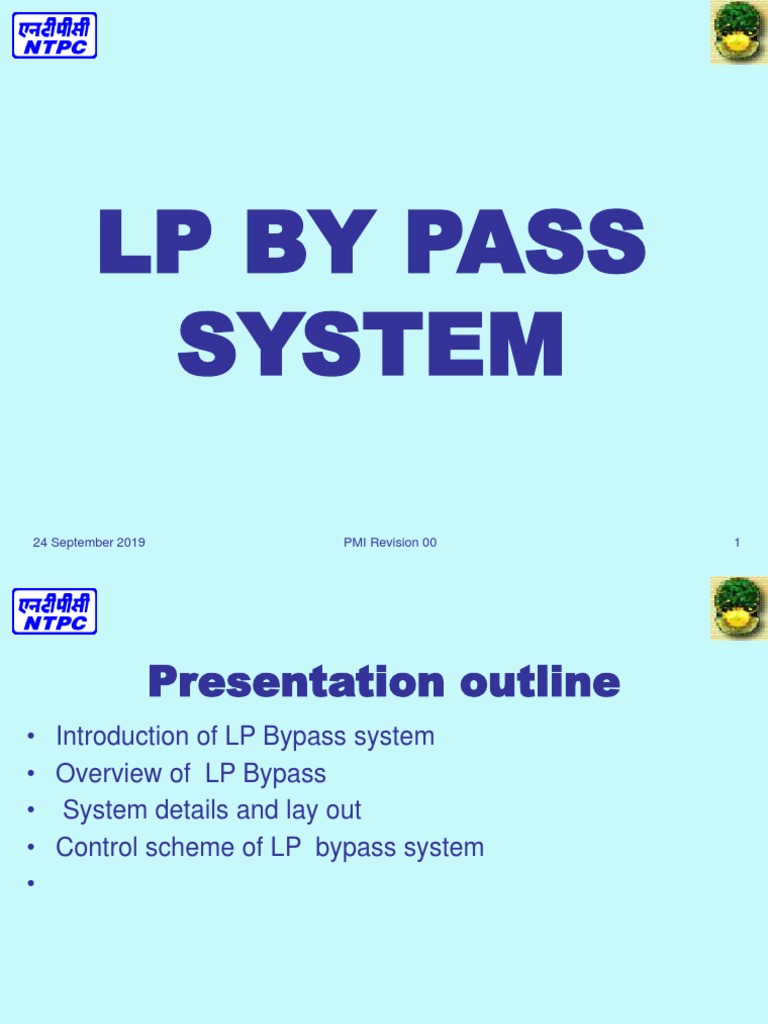 LP Bypass System Overview | PDF | Valve | Steam