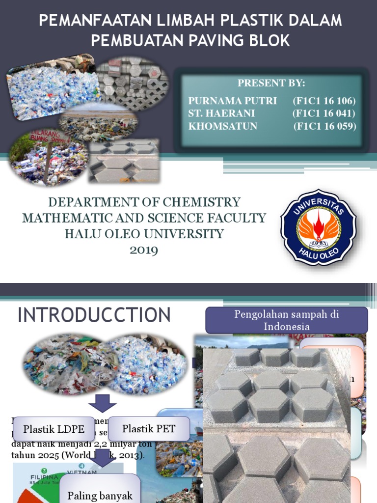 Pembuatan Paving Block Dari Sampah Plastik | PDF