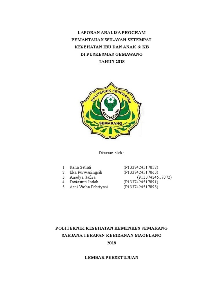 Analisa Program KIA & KB Gemawang 2018 | PDF | Kesehatan Holistik
