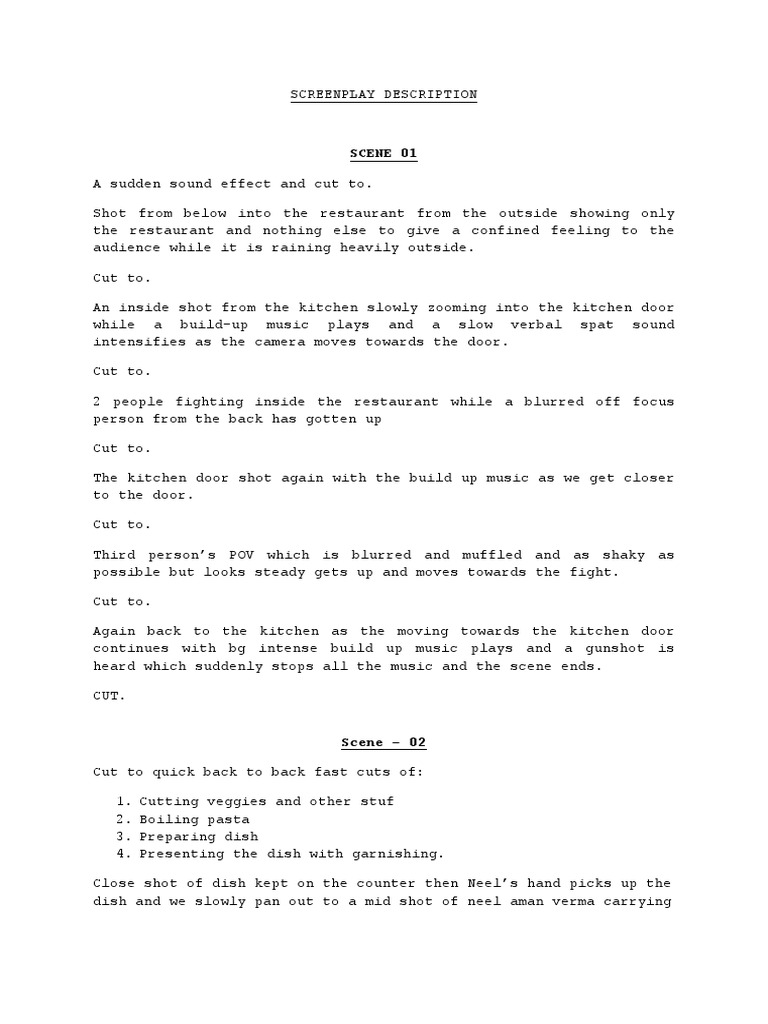 Screenplay | PDF | Mystery, Thriller & Crime Fiction