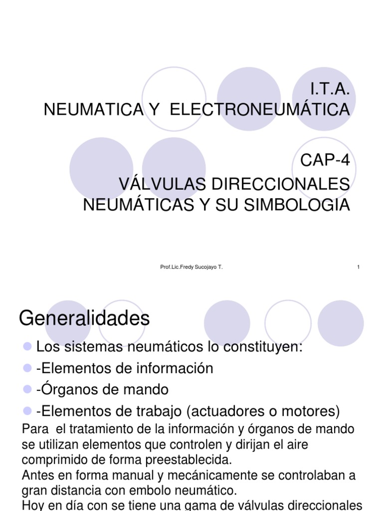 Neumatica Cap 4 Valvulas PDF | PDF | Neumática | Tecnologías de gas