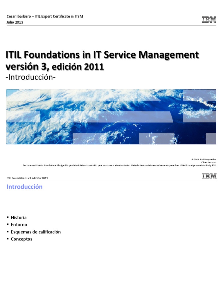 2 Itil V3 Ed 2011 Introduccion Pdf Itil Tecnologías De La
