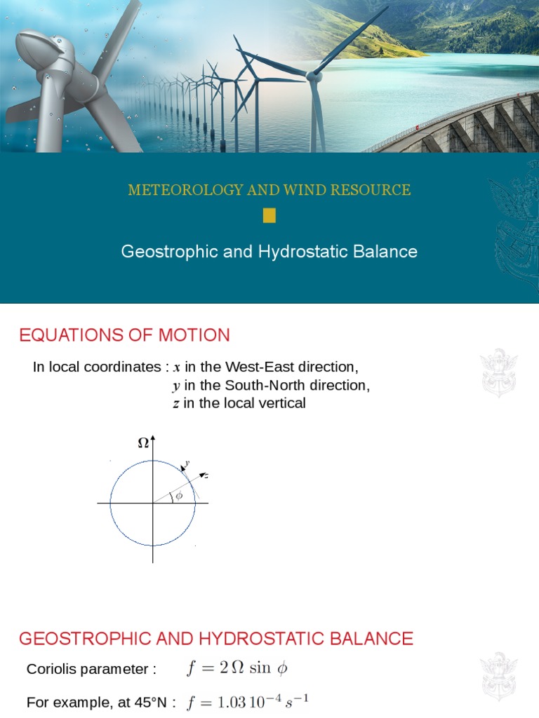 Semana2 Slides Geo Hydro Balance | PDF | Continuum Mechanics | Meteorology