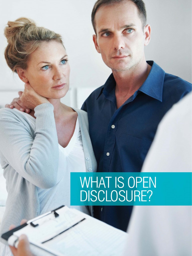 What Is Open Disclosure | PDF | Patient Safety | Patient