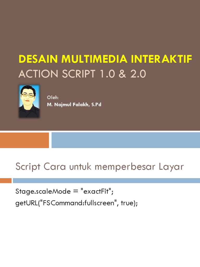 Desain Multimedia Interaktif - Action Script | PDF
