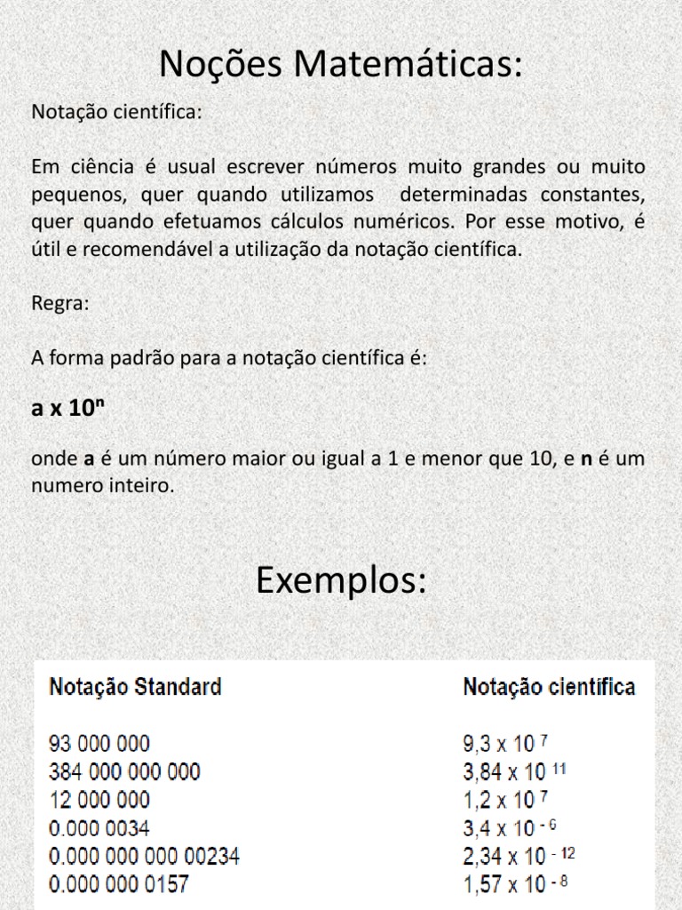 Notação Científica | PDF