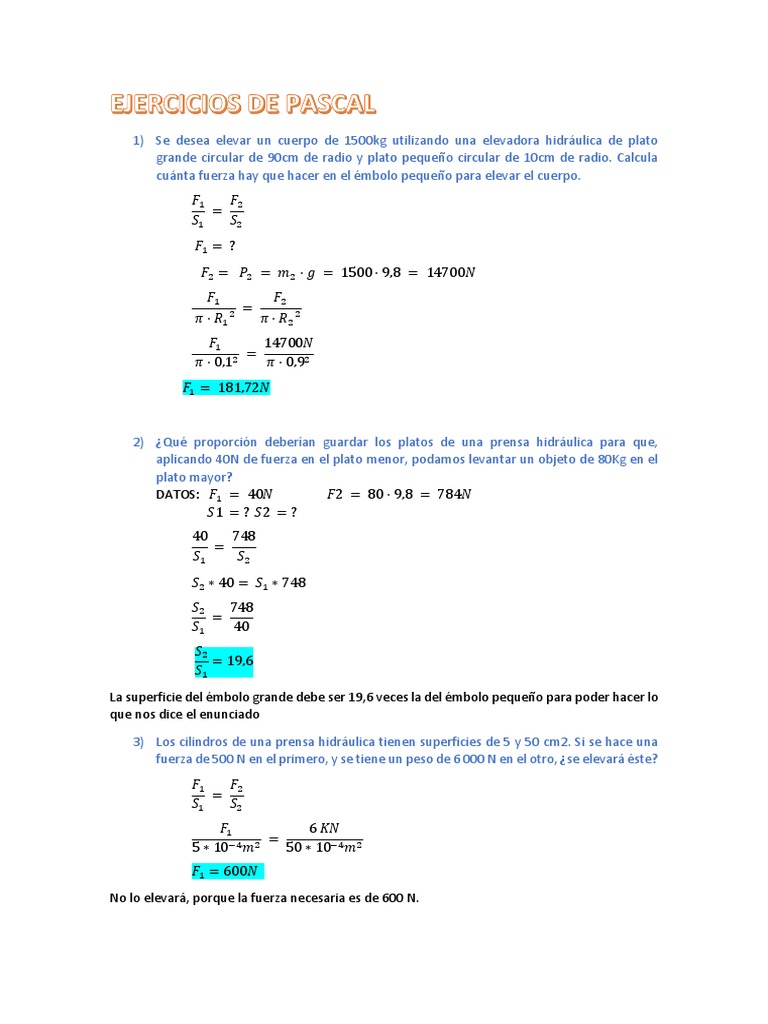 Ejercicios Pascal Josue Idrobo | PDF | Máquinas | Ingeniería mecánica