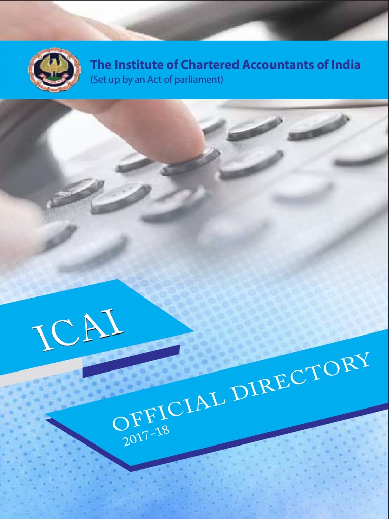 ICAI Directory Final16-17 PDF | PDF | Accounting | Service Industries