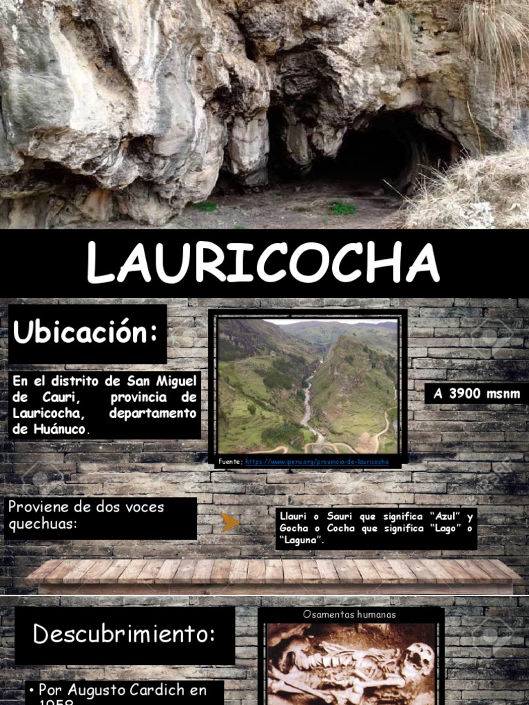 Hombre y arte rupestre de Lauricocha | PDF | Naturaleza