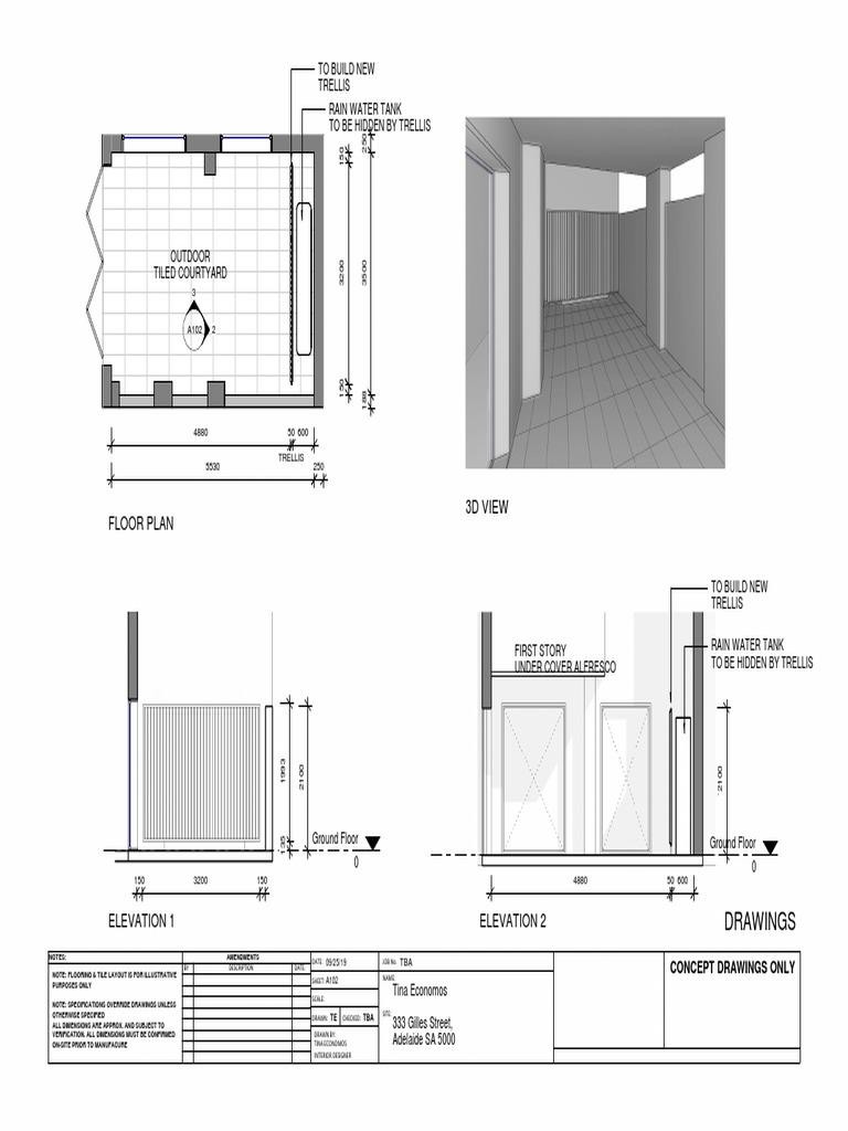 Drawings For TRELLIS | PDF | Civil Engineering | Environmental Design