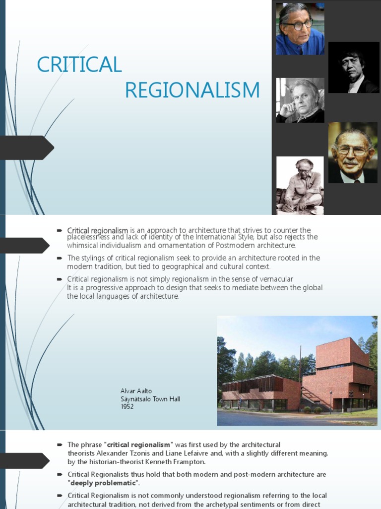 Regionalism | PDF | Design | Art Media